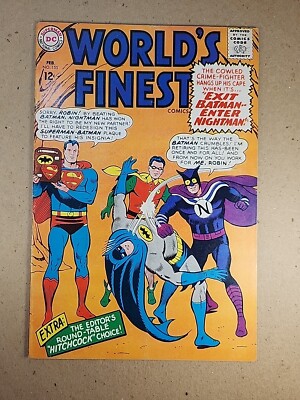 World's Finest Comics #155 1st Appearance Nightman! DC Comics 1966 | eBay