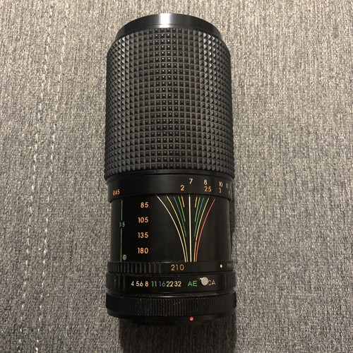 Vintage Sears Canon Mount 70:210mm f/4.0 Macro Zoom Lens Model 202 ...