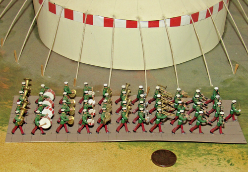 Preiser ho scale 45 pcs MARCHING PARADE BAND for Model Circus & Train ...
