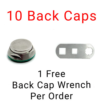 10 New Star Dental 430 SWL Push Button Back Cap W/ Free Back Cap Wrench ...