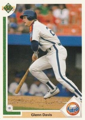 #535 Glenn Davis - Houston Astros - 1991 Upper Deck Baseball | eBay