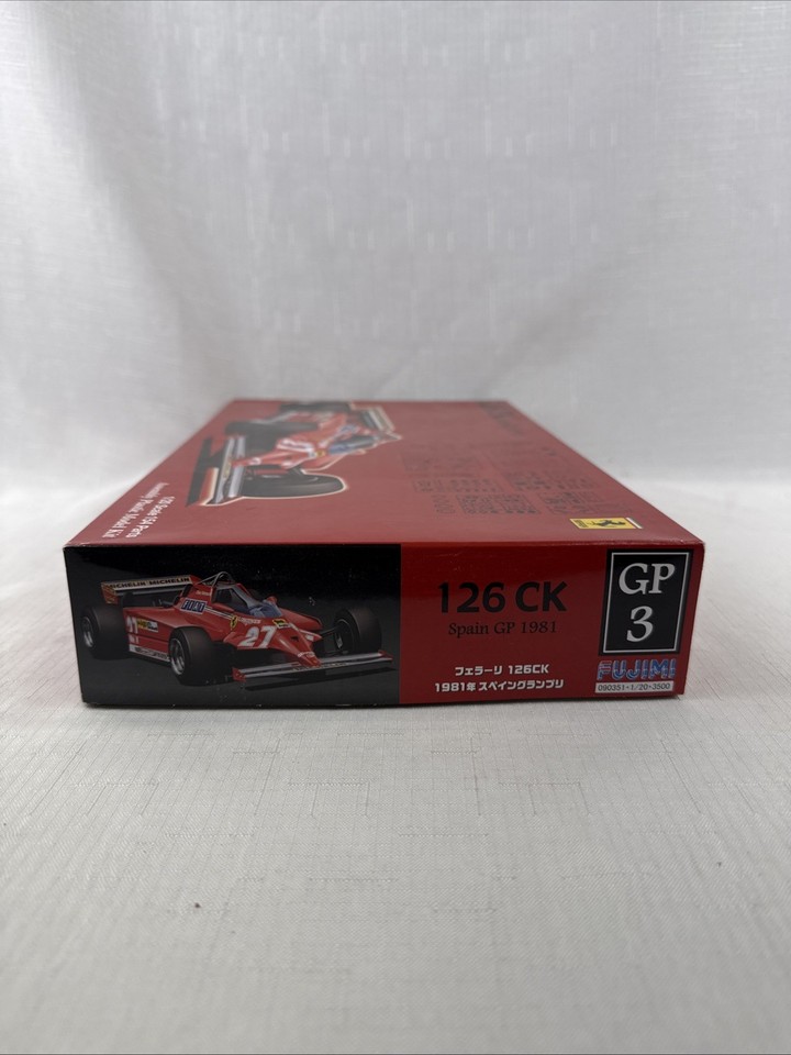 Fujimi 1:20 1981 Ferrari 126 CK Spain GP Model Kit Made in Japan | eBay
