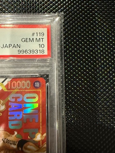 One Piece PSA10 Portgas D. Ace SR-P OP07-119 Card Mint Condition | eBay