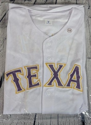 Texas Rangers Josh Smith LSU Theme Night Jersey 5/27/25 Size Adult ...