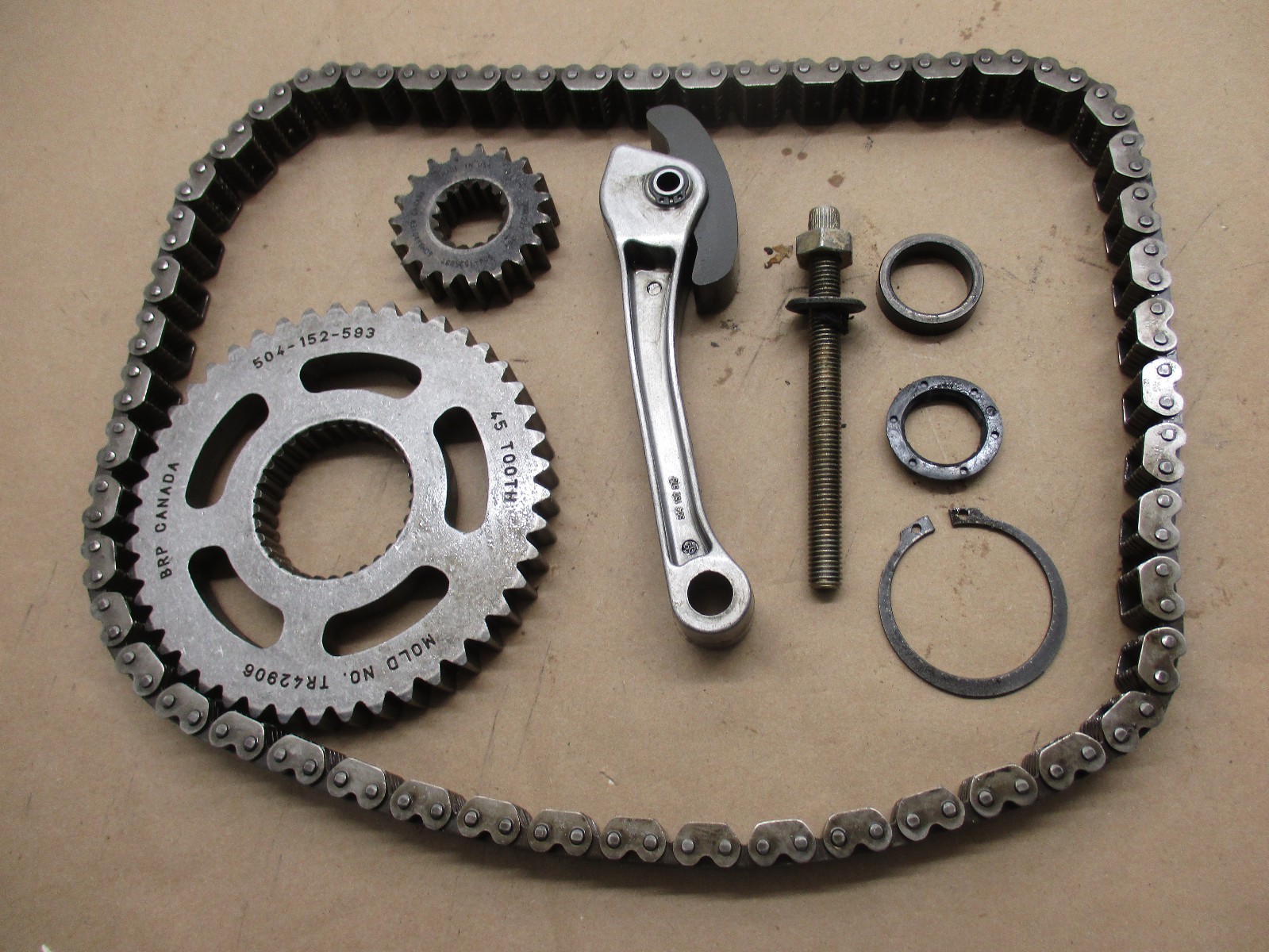 2010 Ski-Doo Summit 800 chain, chain case gears and chain tensioner | eBay