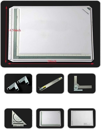 Premium A3 Drafting Table with Inch Scale - Perfect for Architects ...