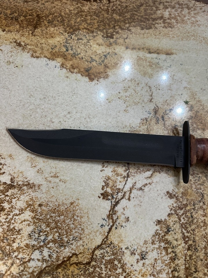 Case XX Kabar U.S. Marine Corps Military Knife with Sheath in Box 2001 ...