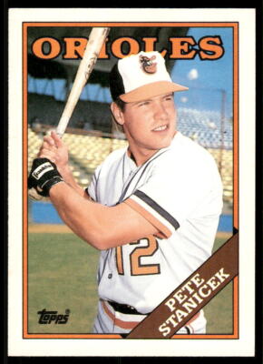 1988 Topps Traded #114T Pete Stanicek | eBay