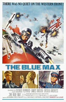 The Blue Max movie poster - 11 x 17 inches - George Peppard, James ...