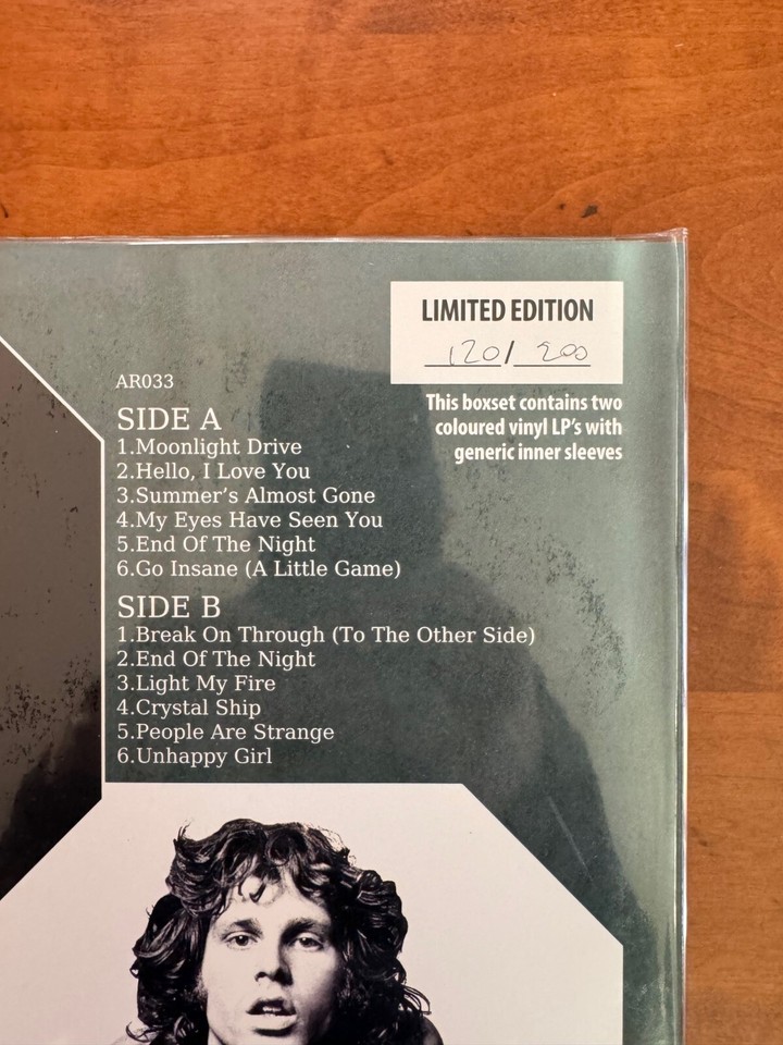 THE DOORS COLLECTION - 2-LP - BLUE/LIGHTER PINK VINYL - LE - #'RD TO ...