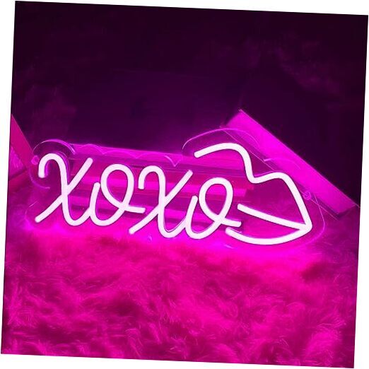 Xoxo Sign MiMaik XOXO LED Neon Sign Pink Neon Light Decor Guyana