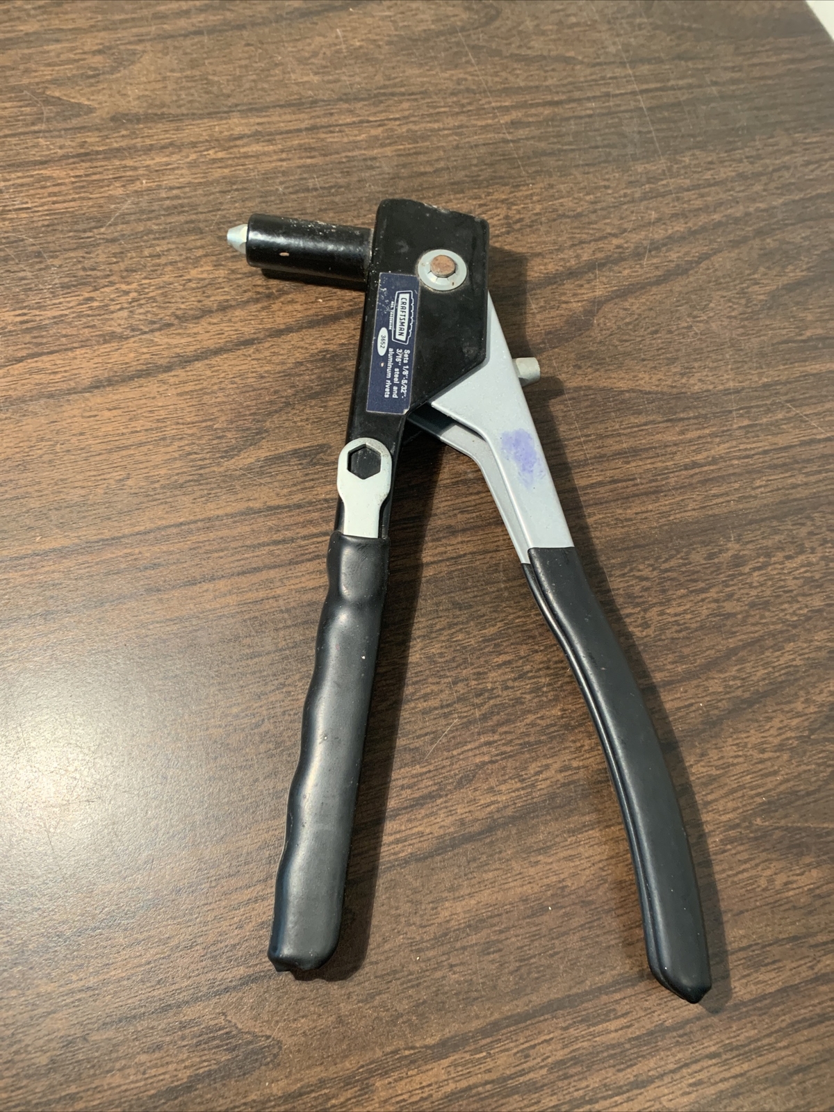 Sears Craftsman 3652 Riveter Sets 1/8 5/32 3/16 rivets | eBay