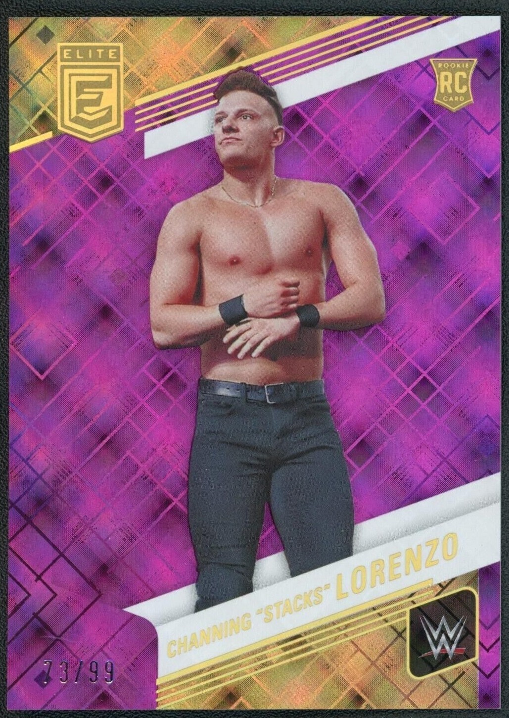 2023 Panini Donruss Elite WWE - Channing "Stacks" Lorenzo #61 Purple ...