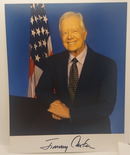 President Jimmy Carter Signed Full Signature 8x10 Photo | eBay