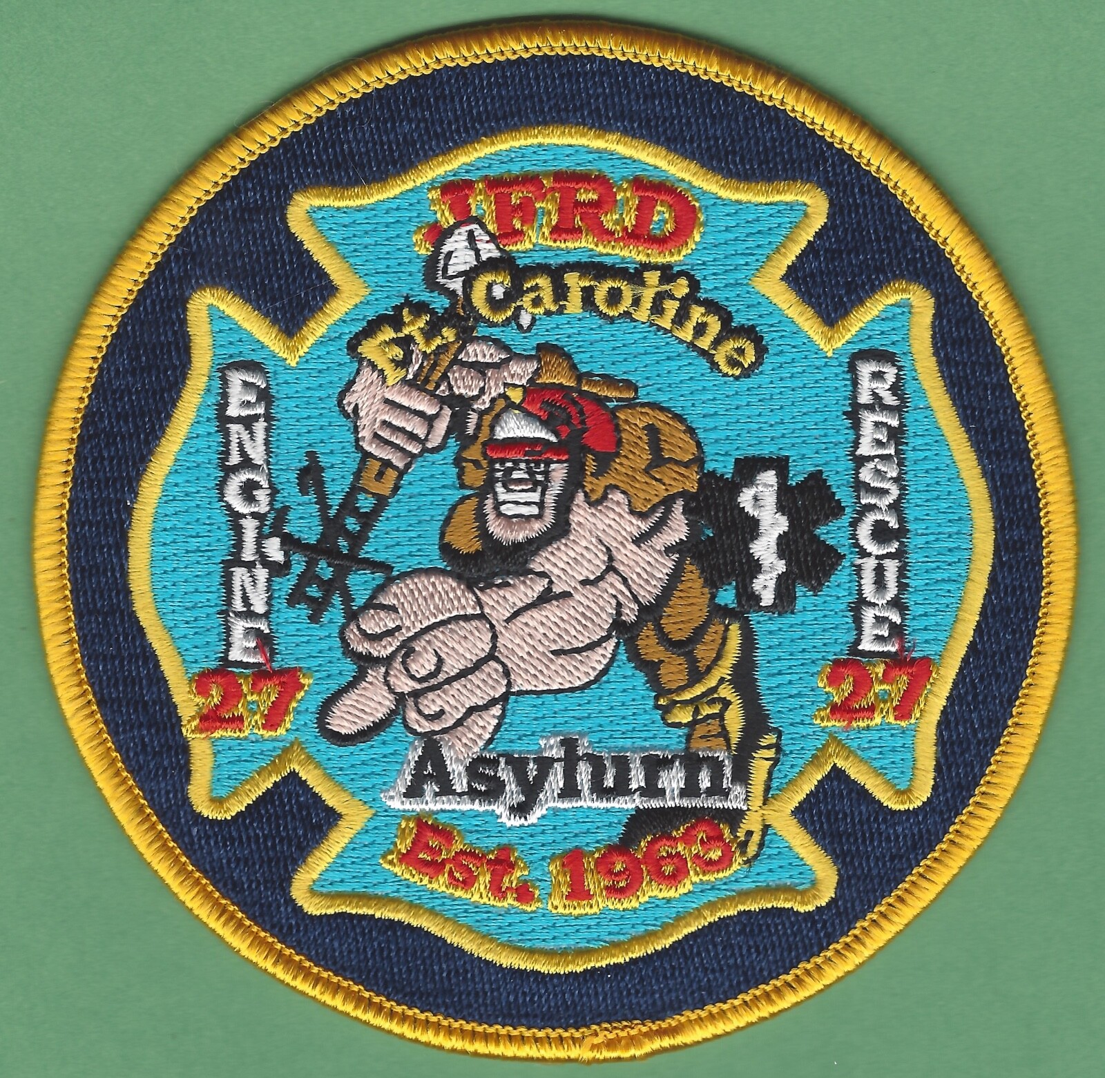 JACKSONVILLE FLORIDA ENGINE 27 RESCUE 27 FIRE COMPANY PATCH | eBay