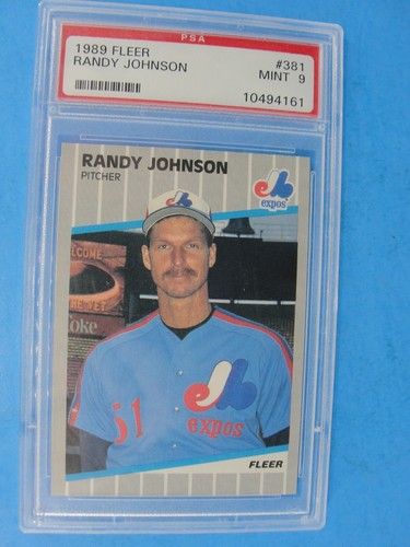 1989 Fleer # 381 Randy Johnson (PSA 9 - Mint) 10494161 | eBay