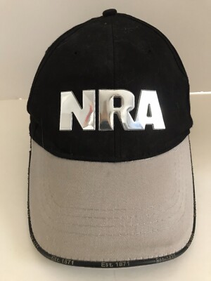 Authentic National Rifle Association NRA Hat Embossed Logo Baseball Cap ...