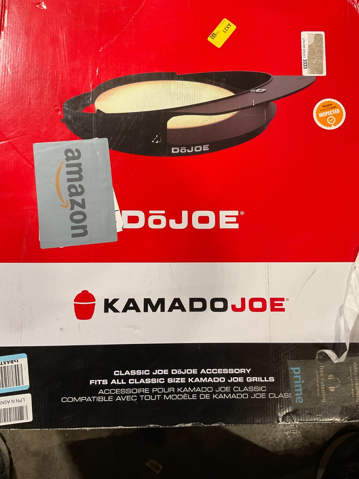 Kamado Joe KJ-DJ DoJoe Aluminum Pizza Oven Accessory for Classic Joe® Grill