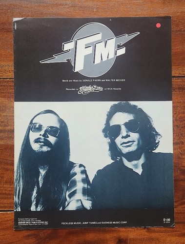 Vintage 1978 Steely Dan "FM" Sheet Music – Original Promo Cover | eBay