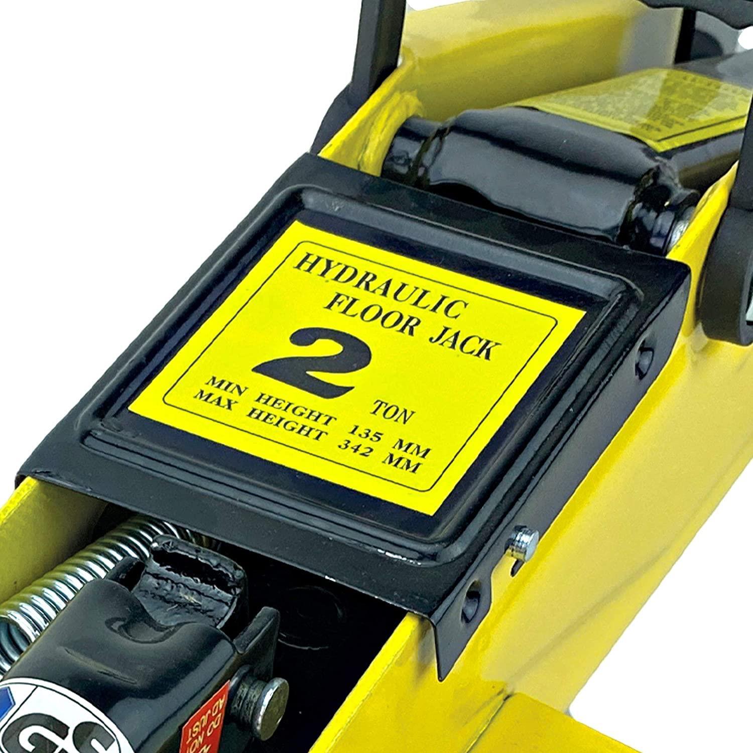 AA 2 Ton 2T Hydraulic Floor Trolley Jack Quick Lifting Heavy Duty Car ...