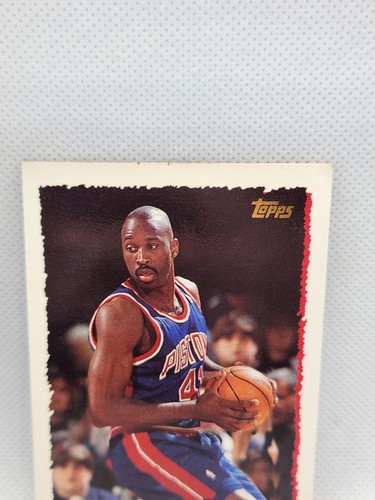 1995 Topps Mark West #286 Detroit Pistons Basketball Trading Card ...