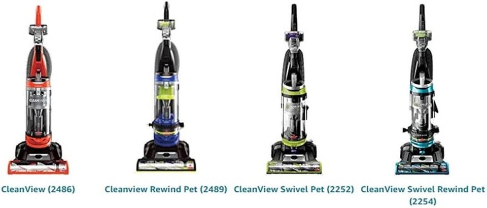 5Pcs Vacuum Cleaner Filter for Bissell 1214 2252 2486 2254 Part Number ...