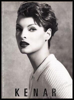 Kenar Clothing 1990s Print Advertisement Ad 1996 Linda Evangelista | eBay