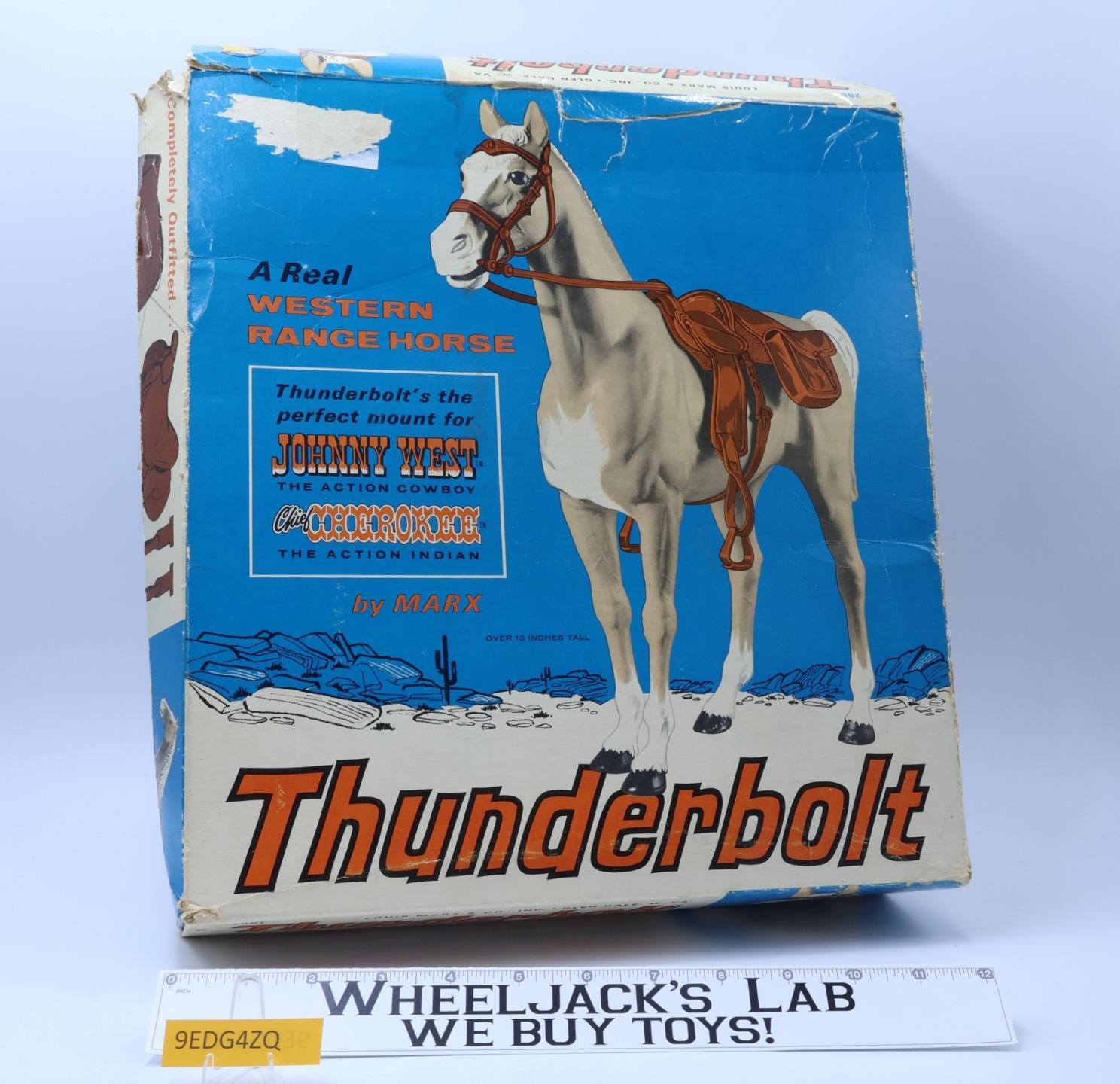 Thunderbolt Johnny West Best of the West 1960s Marx Vintage Action ...