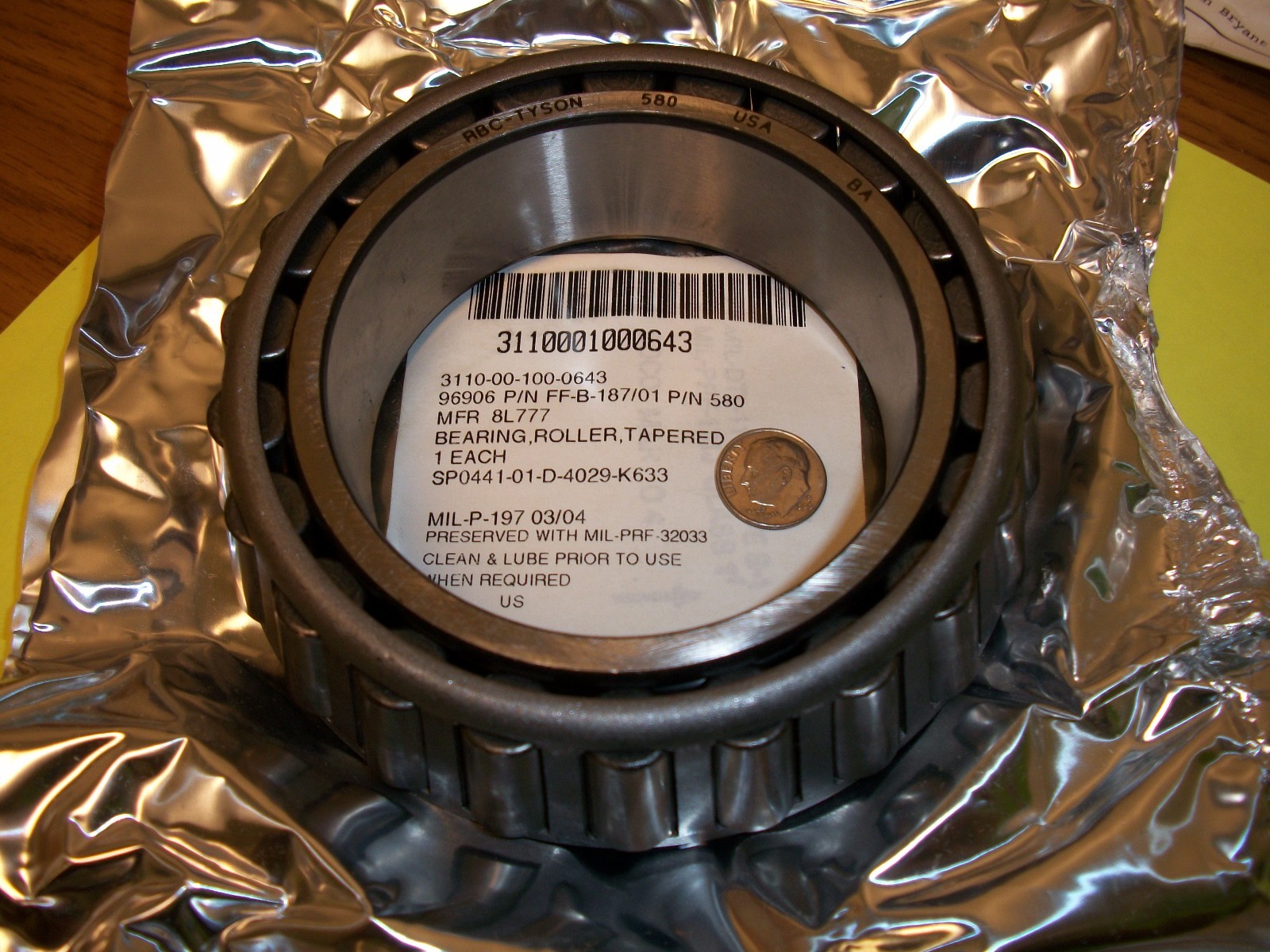 Tapered roller bearing. RBC Bearings Tyson 580 Truck Crane | eBay