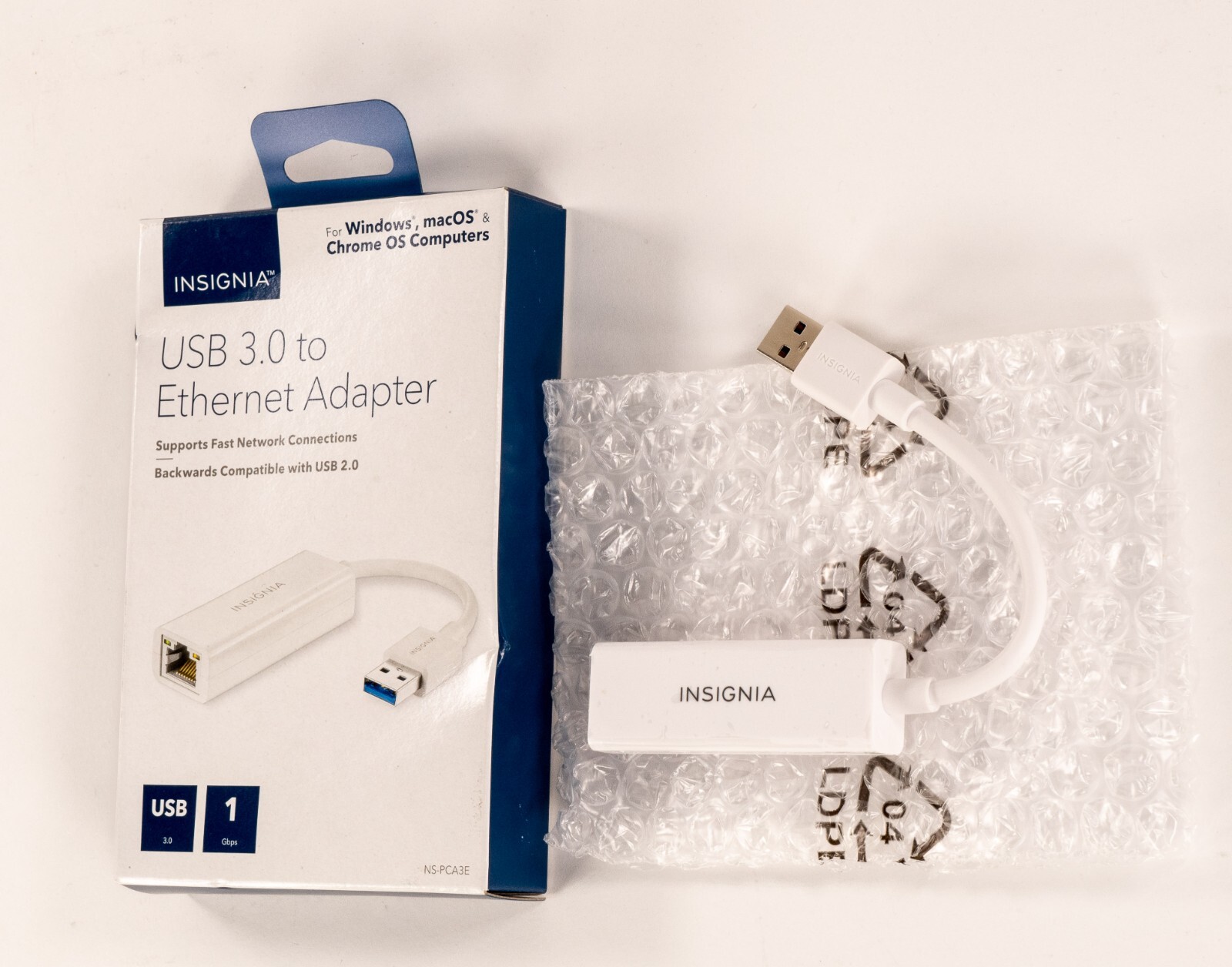 INSIGNIA USB 3.0 to Gigabit Ethernet Adapter For PC Or Mac - NS-PU98635 ...