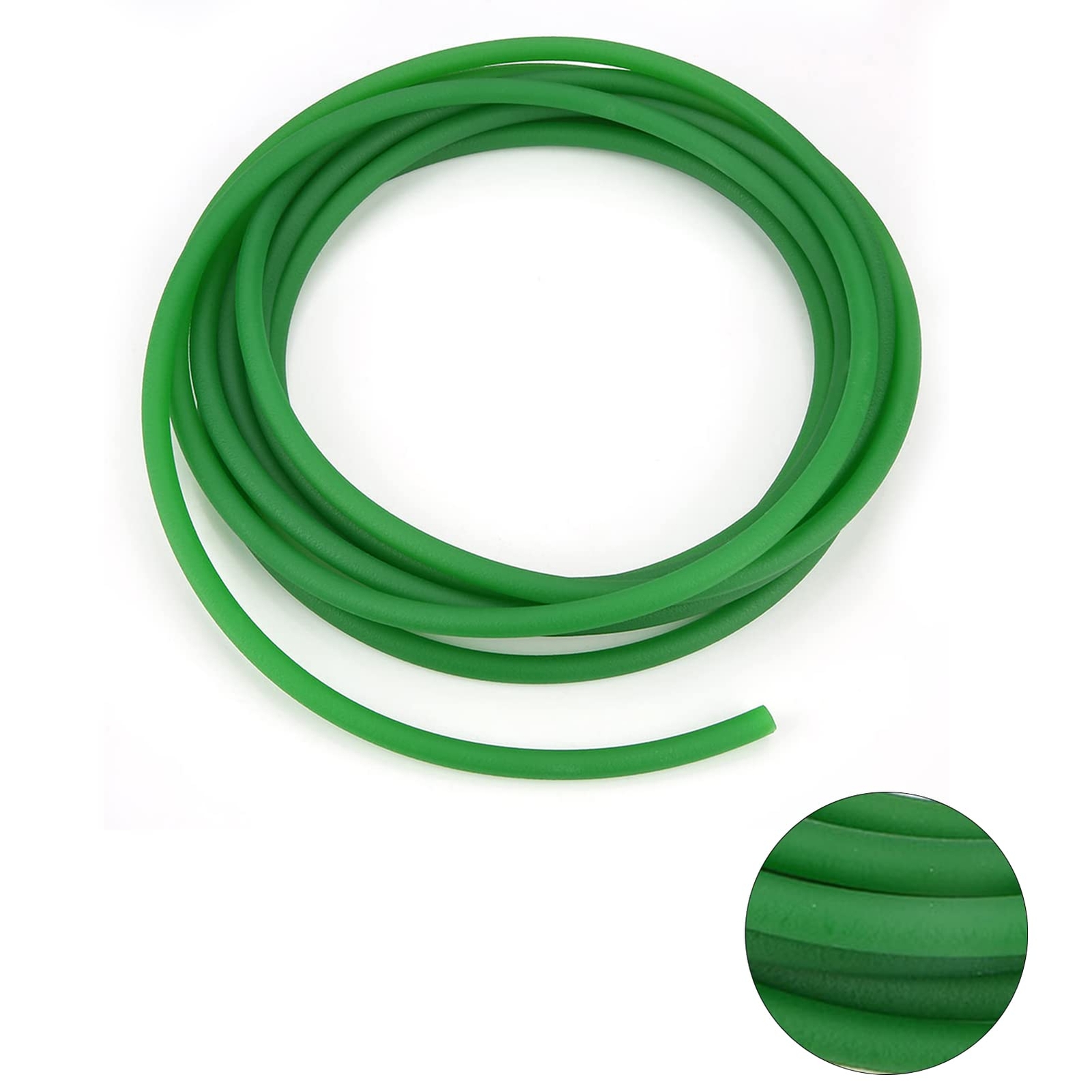 Green Polyurethane Conveyor Belts synchronous belt strip conveyor Round ...