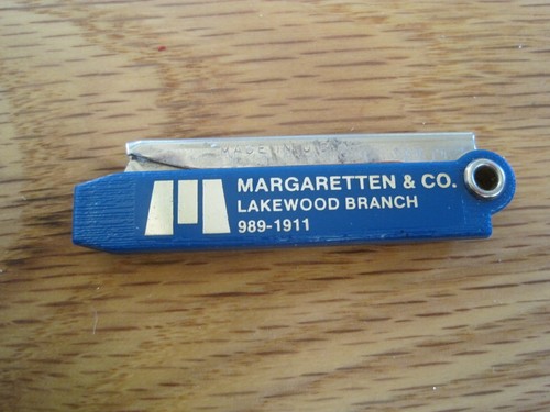 Razor Blade Go for the Gold Margaretten & Co Lakewood Branch 2 1/2 ...