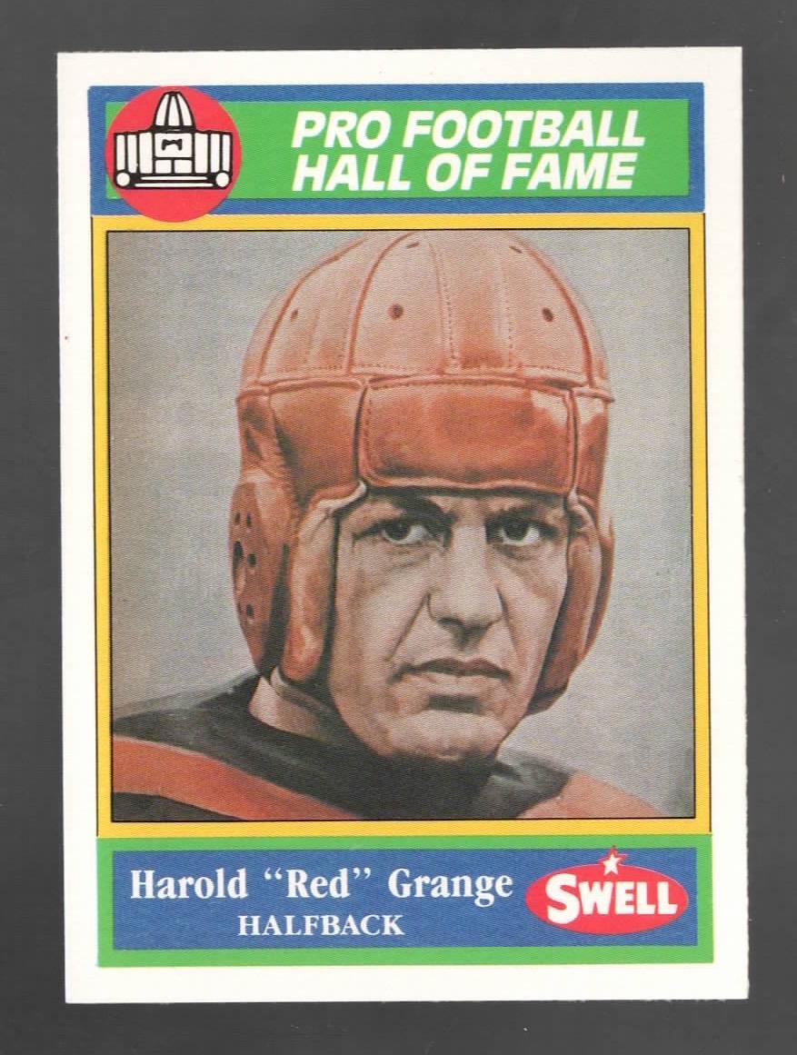 1990 Swell Greats Harold "Red" Grange Chicago Bears #5 Near Mint or ...