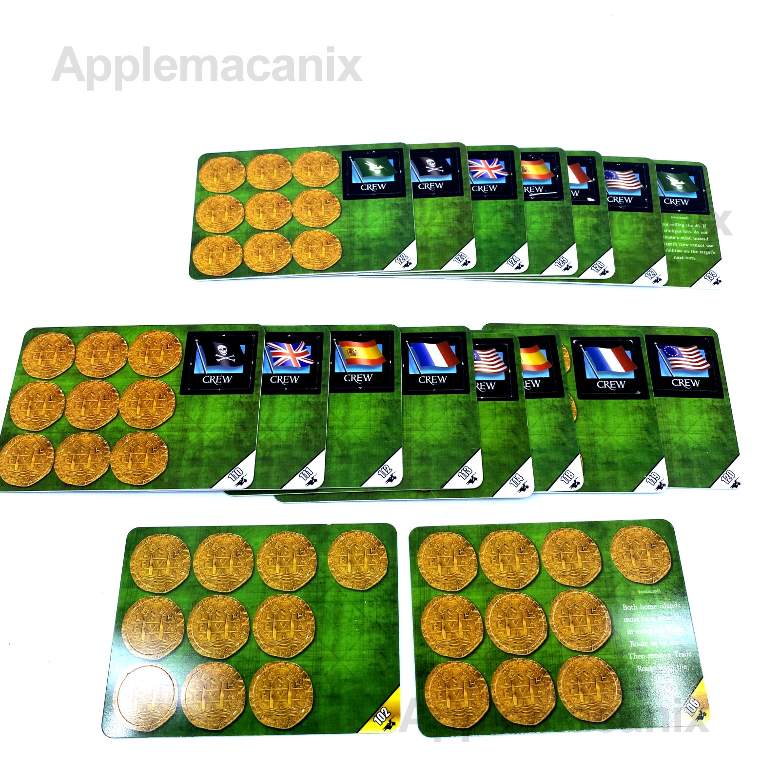 Pirates CSG of the South China Seas 17 Coin Cards Jade Rebellion 2 Rare ...