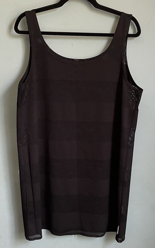 Speedo Women's Black Swim Cover-Up Sheer Mesh Stripe Size L | eBay