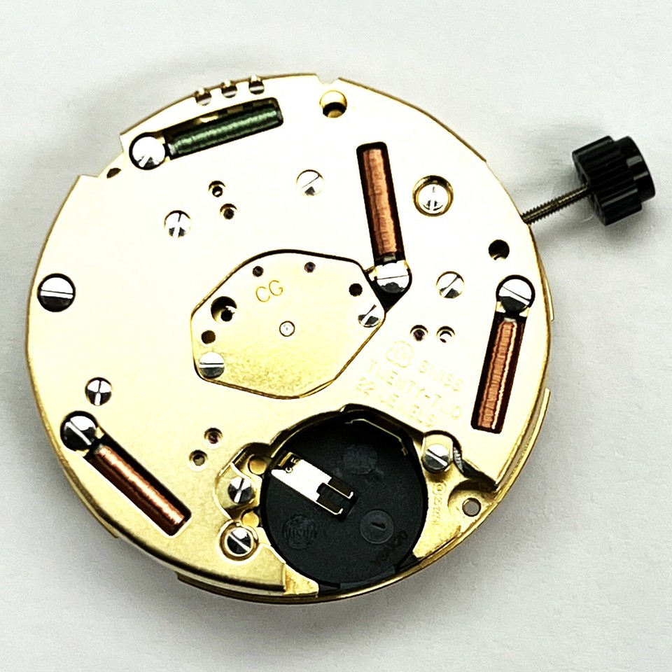 ETA 251.274 Chronograph Watch Movement Quartz Date at 3, 4, 4:30, 6 ...