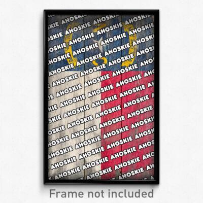 Ahoskie North Carolina Poster (NC City Souvenir 11x17 Town Print) | eBay