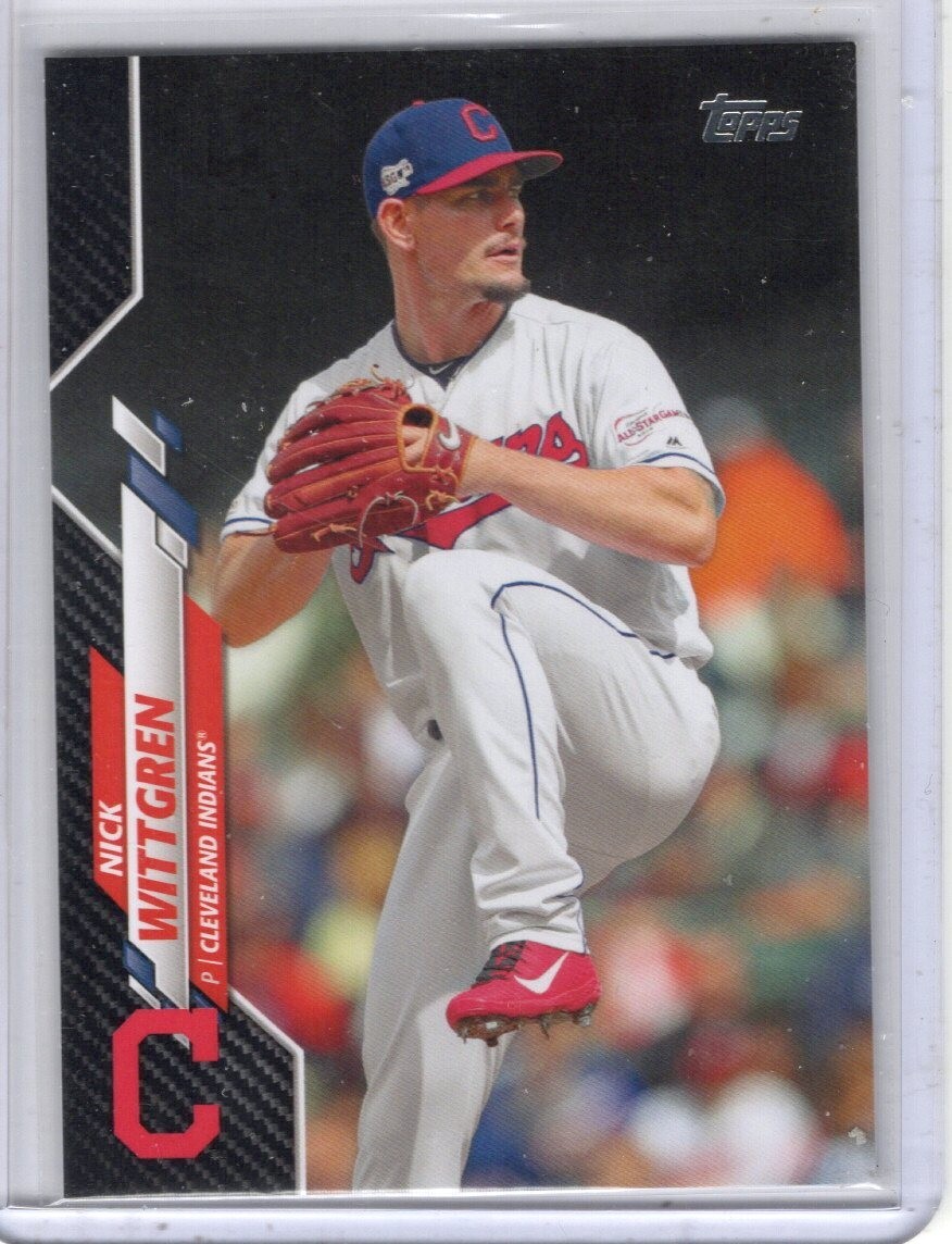 2020 Topps Black SP 63/300 Nick Wittgren Cleveland Indians #441 | eBay