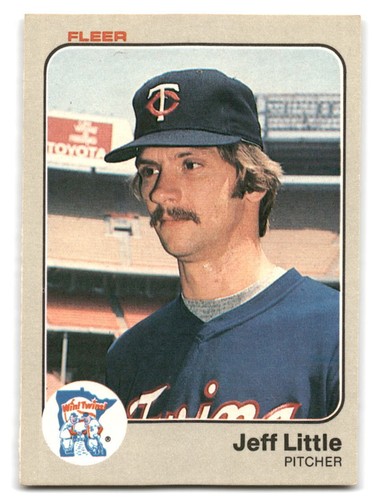 Jeff Little 1983 Fleer Baseball #619 Minnesota Twins Rookie RC | eBay