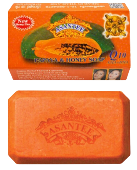 2x ASANTEE Herbal Soap Papaya Rice Goat Milk Tamarind Turmeric Bright ...