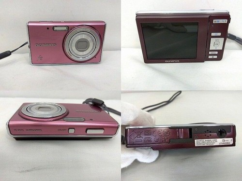 Olympus FE-4020 Pink 14.0MP Compact Digital Camera 4x Optical Zoom Used ...