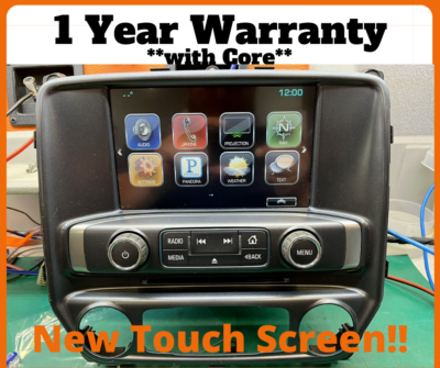 2015 - 2018 Chevrolet Silverado 23485741 NEW OEM 8" Touch-Screen Radio ...