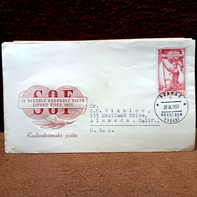POSTAL COVER STAMP Letter ENVELOPE 1959 ITALY STAMP Collecting ...