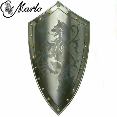 Handmade Fully Functional Dragon Warrior Templar Shield Medieval Knight ...