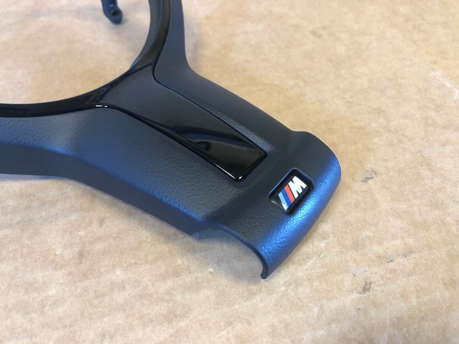 BMW 1 2 3 4 5 6 F-series GENUINE M Steering Wheel Cover BLACK trim ...