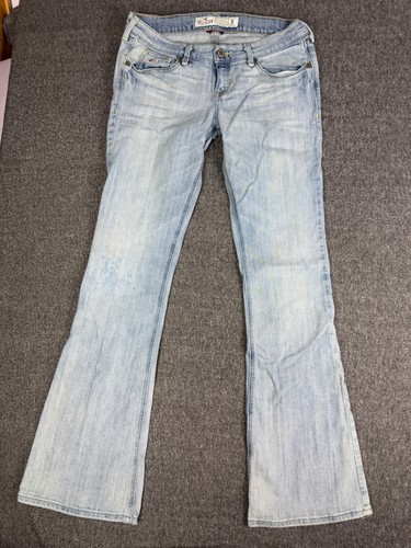 Vintage Hollister Jeans Juniors 3R Light Blue Cali Flare Low Rise | eBay
