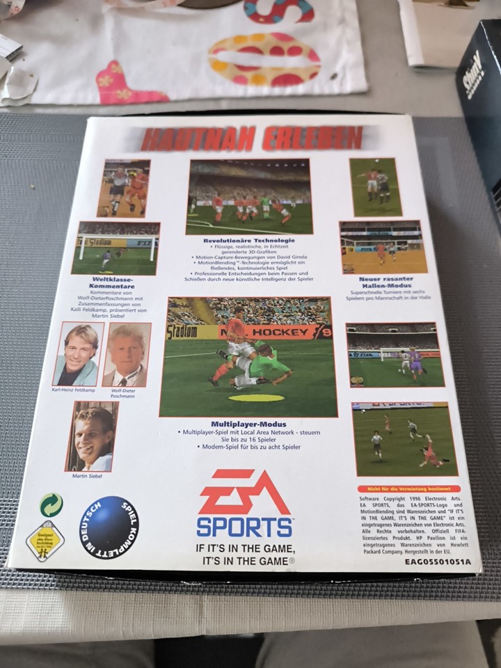 FIFA 97, EA Sports, DOS-Game (Win 95), PC Bigbox Sammlerzustand | eBay.de