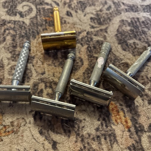 (5) Vintage gillette safety razor Lot | eBay