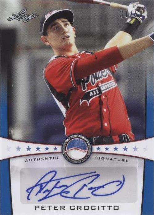 2013 Leaf Power Showcase - Autographs Peter Crocitto #PSA-PC1 /50 (AU ...
