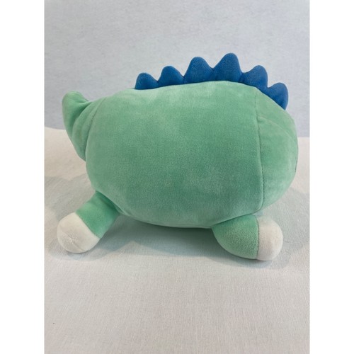 Squishmallows Rafa HugMee Laying Down Dinosaur 7.5" Pastel Green Blue ...